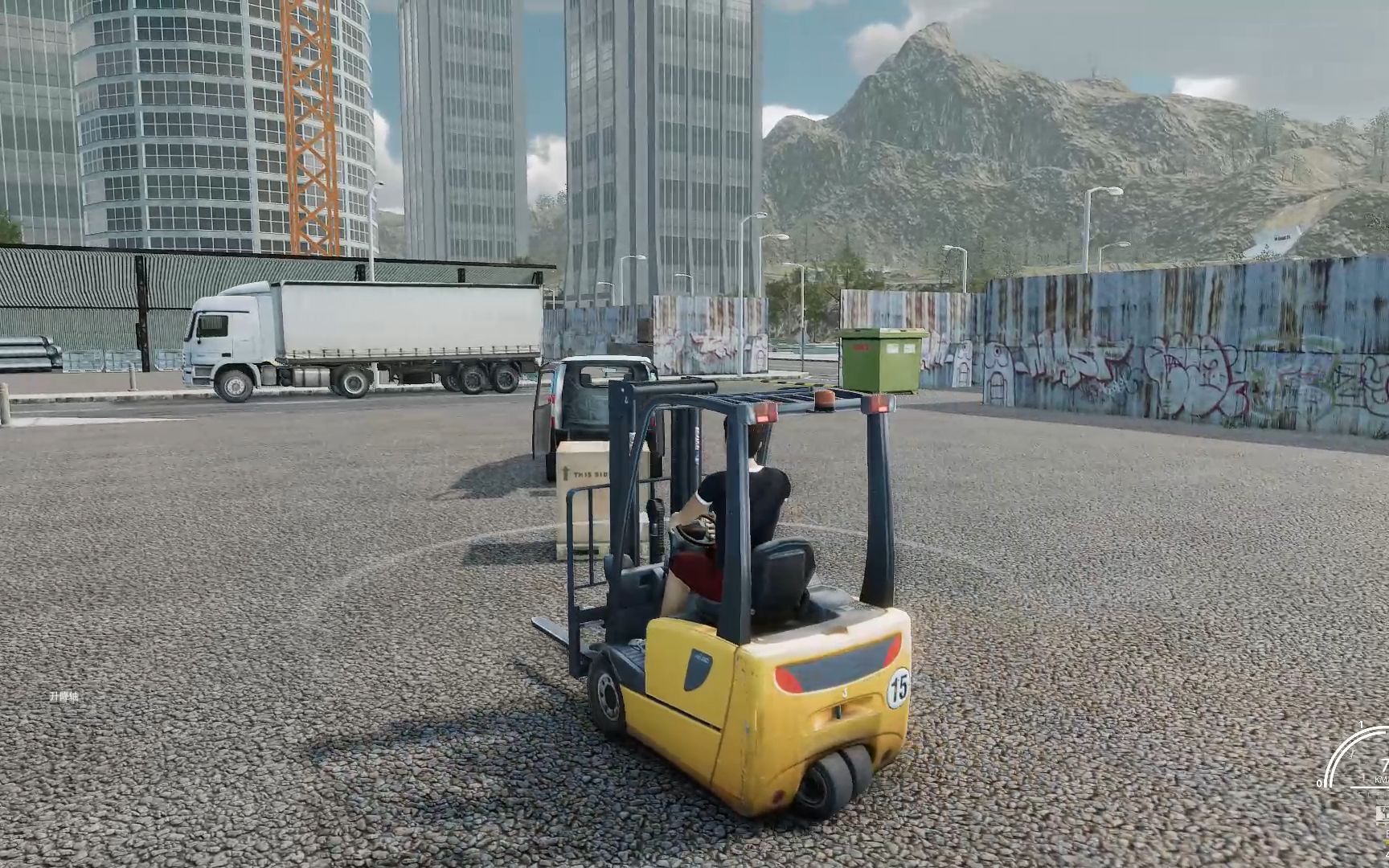 【卡车物流模拟器】 城市货运司机的一天