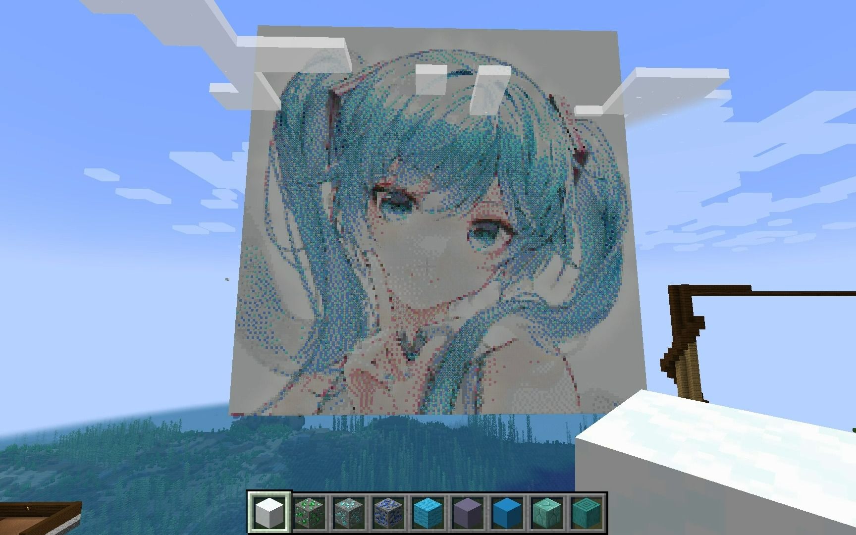 【我的世界】像素画,耗时100小时