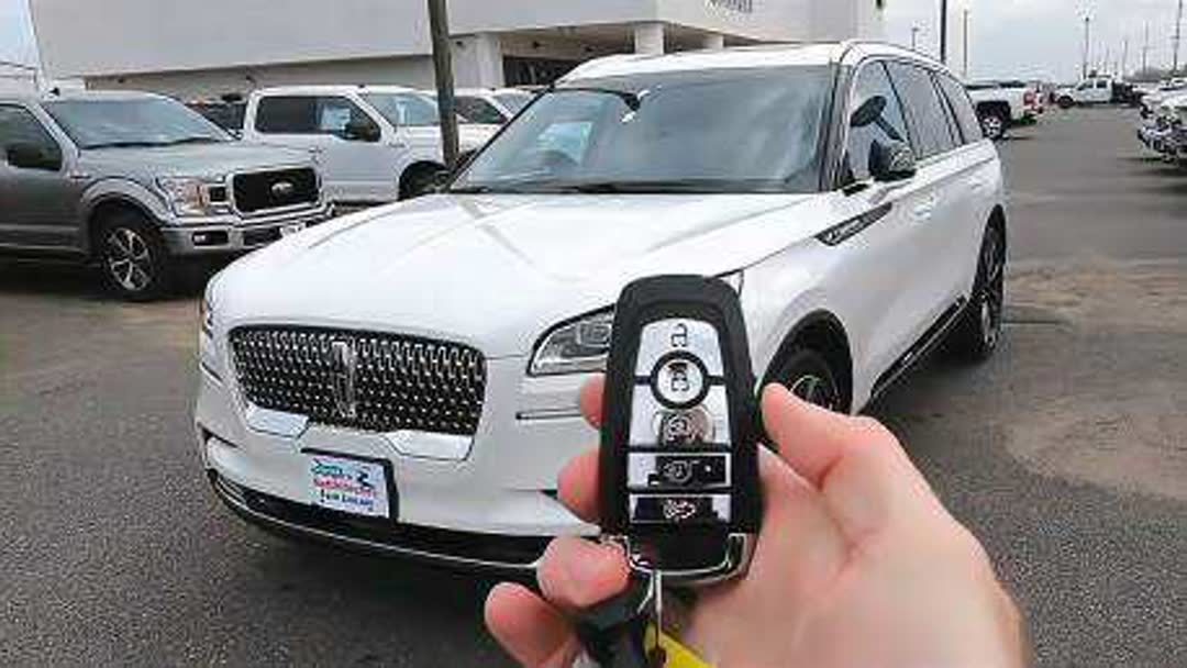 2021款林肯飞行家到货实拍,拿到钥匙看到配置,我忘记了奥迪Q7