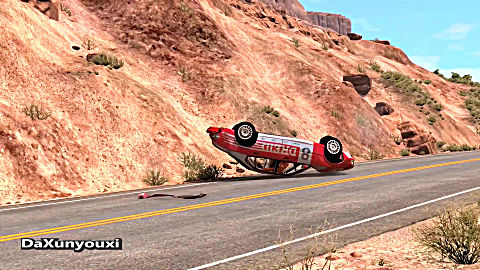 车祸模拟器:开启汽车的自动驾驶模式,能否成功到达山下