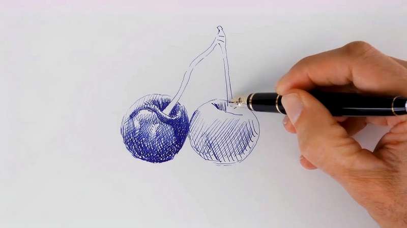 原来樱桃是这样画出来的,不愧是大师!终于学会了!