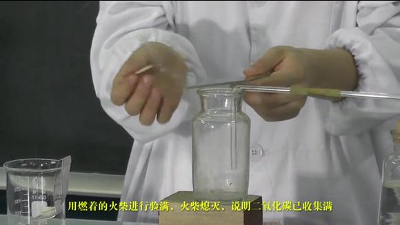 初中化学实验视频全集:第6讲,二氧化碳的实验室制取与性质