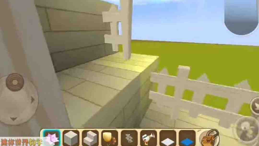 迷你世界:带你参观白杨别墅,全木白杨树建造!2