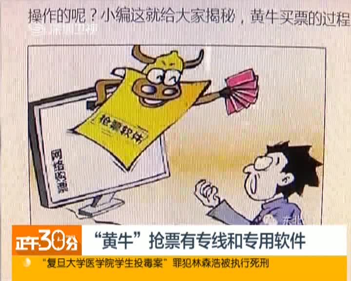 “黄牛”抢票有专线和专用软件