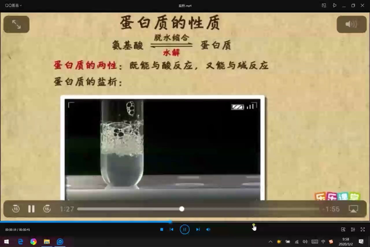 初中化学 第八章第三节 蛋白质和维生素 张灵丽