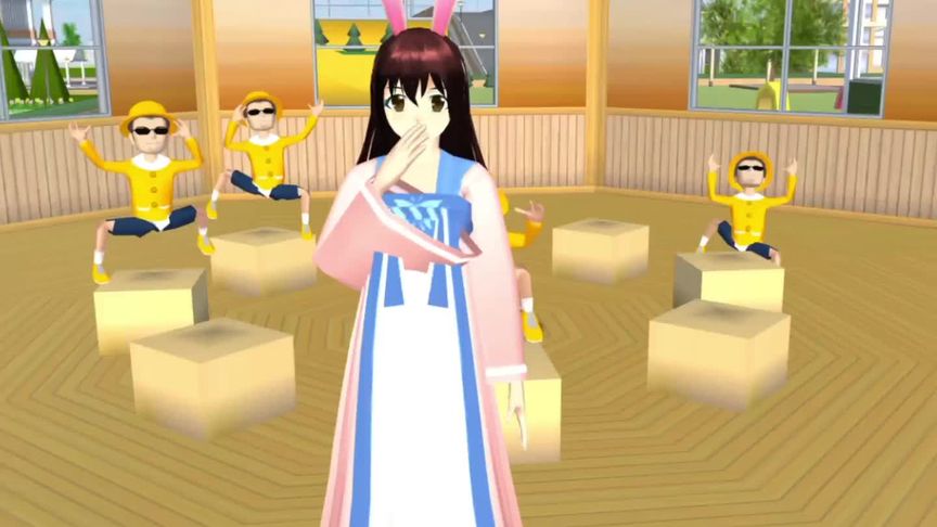 #樱花校园模拟器 #小舞 #学生党 #小舞与唐三 #游戏