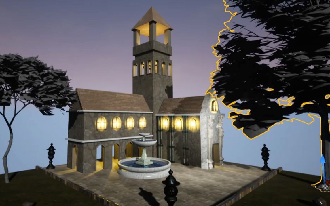 【Maya场景建模】零基础入门场景建模教程,UE4虚幻引擎场景搭建练习