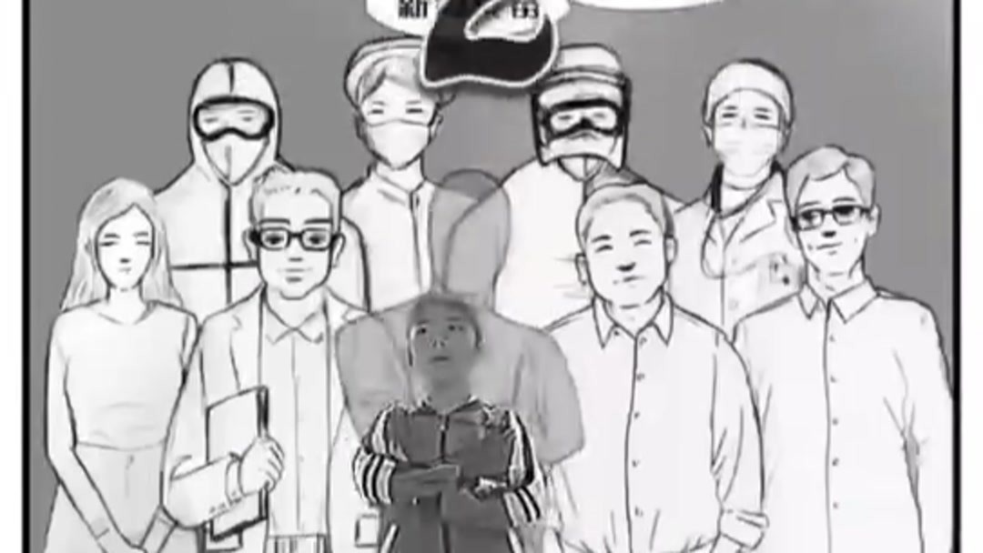 新冠病毒抗疫主题-二次元动漫体感-视耀产业科技