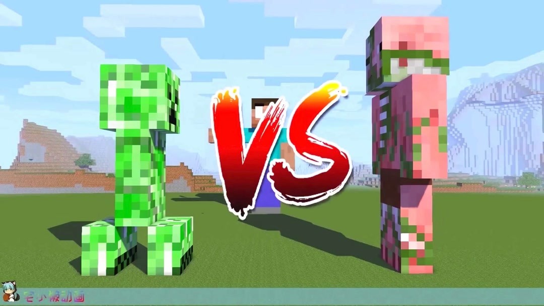 我的世界怪物学院:巨大化怪物对战,把学院都拆了