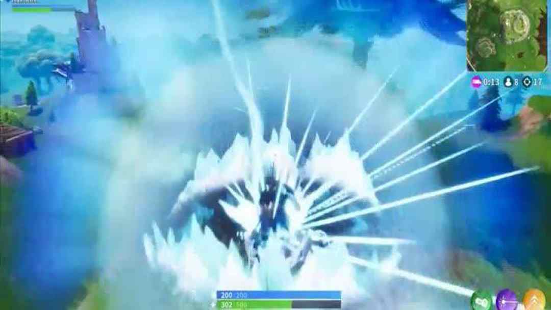 堡垒之夜:灭霸的大招要闪瞎眼了