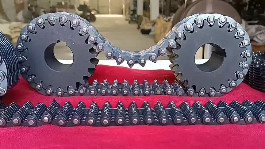 无声链条 静音链条 高速链条 齿形链条传动有着噪音小