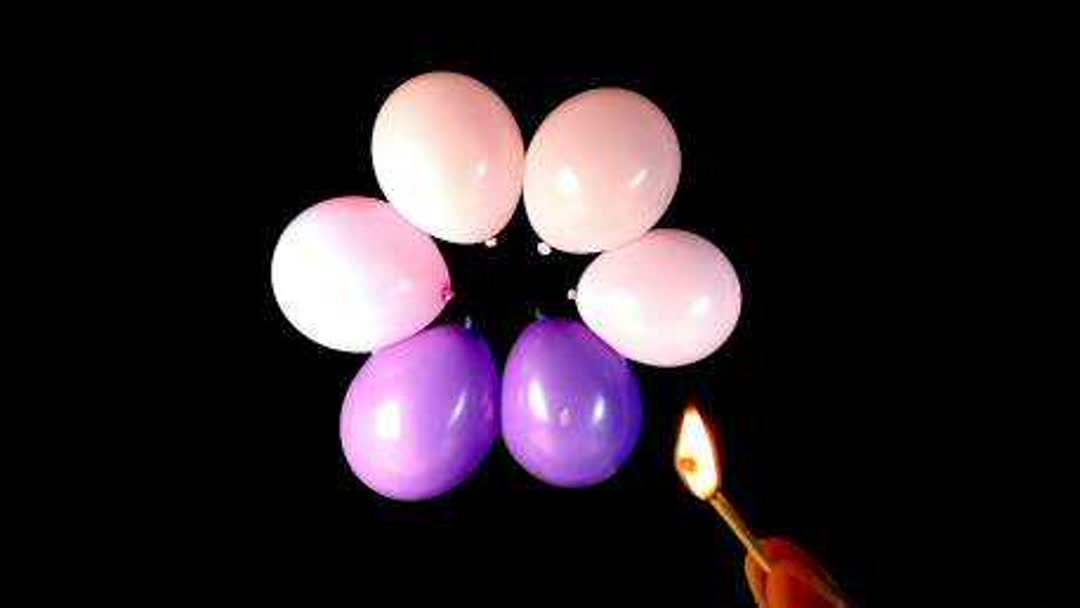 7个气球实验,气球还有这么有趣的玩法