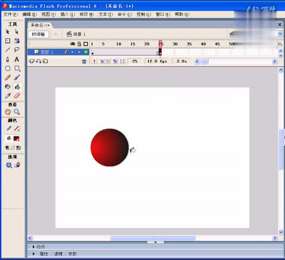flash制作滚动的彩色小球