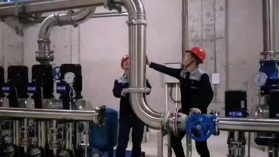 不锈钢水管小区直饮水改造工程案例。