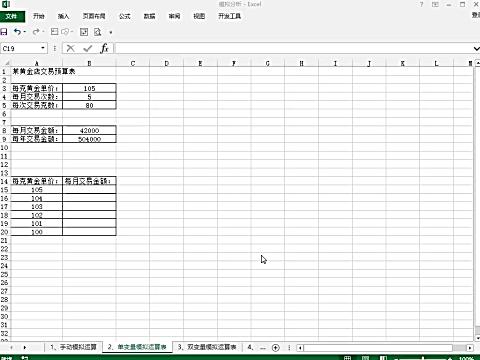 2、单变量模拟运算表
