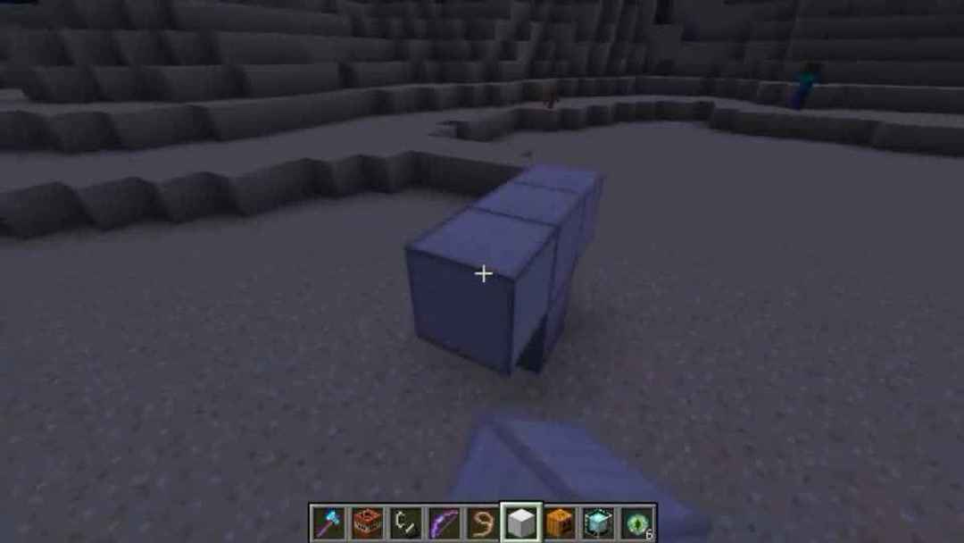 我的世界:沙漠里有好多怪物啊找了一个地方拼出铁傀儡,棒棒哒!