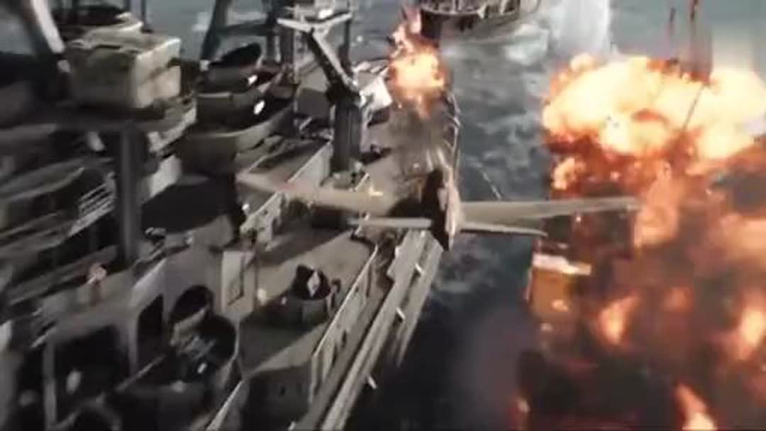 经典战争电影:偷袭岛屿大战,美军战舰损失惨重,人员伤亡惨重