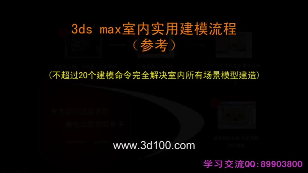3dsmax室内实用建模流程-2013室内设计师速成宝典