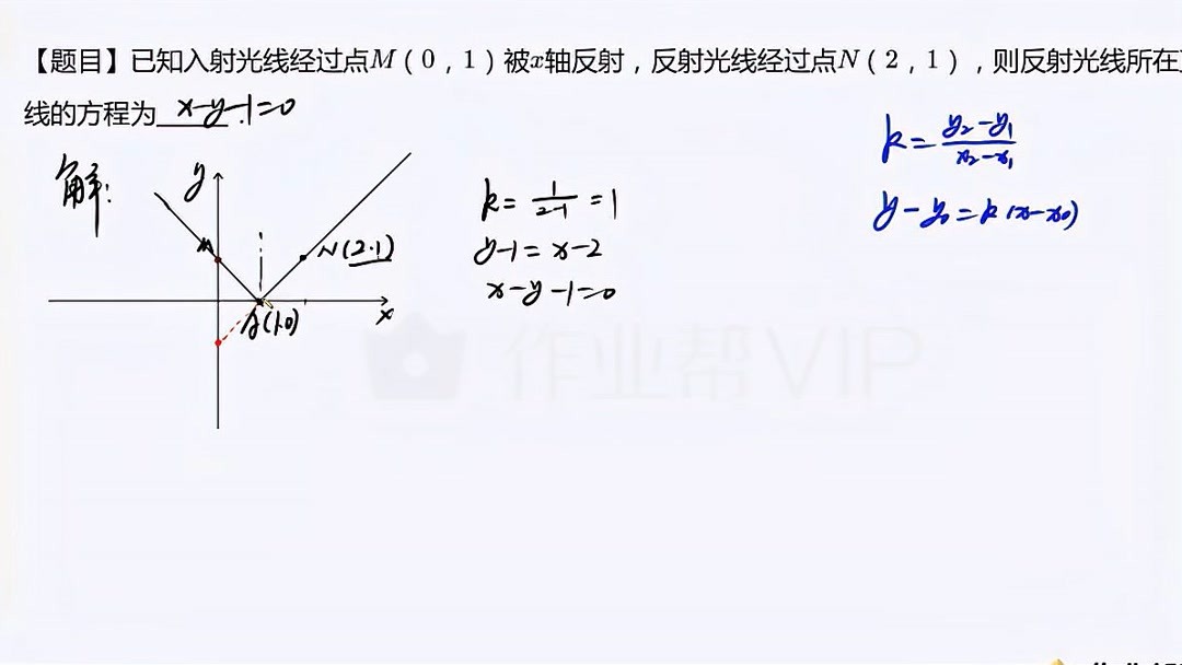 高中数学:直线方程
