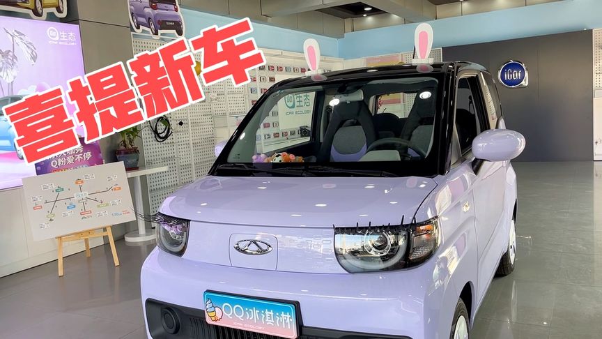 全职宝妈喜提人生第一台车 47000元小电车 大家觉得便宜吗?