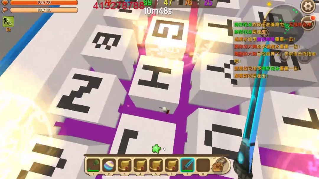 迷你世界:键盘地图,第一次来的小萌新竟然逆转战局了!