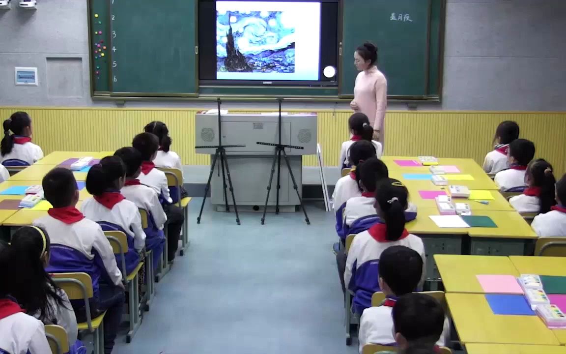 【有完整视频】部编浙人美版小学美术五年级上册《适合纹样》优质课...