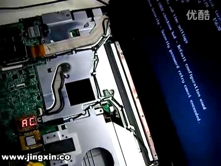 联想SL410K笔记本广达GC2A集显主板开机跑码过程