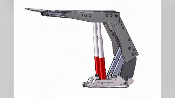 液压支架配件ZY掩护式液压支架工作动画
