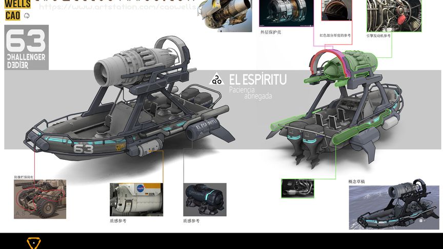 max潜水艇模型制作,次世代场景道具教学,3D游戏建模