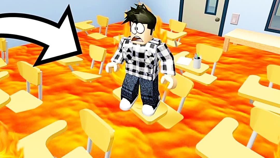 Roblox熔岩模拟器!拯救小伙伴自己却掉进岩浆?咯咯多解说