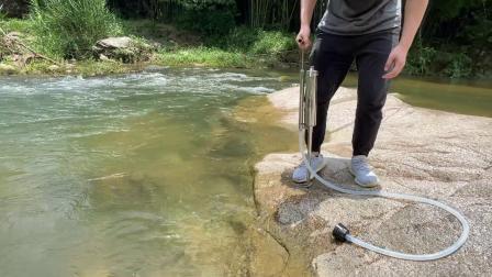 不锈钢野外多人用应急净水机,净易户外便携式小分队净水器净化河水...