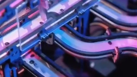 机械场景模型——夜城,超硬核机械传动模型,搭建复杂轨道城市