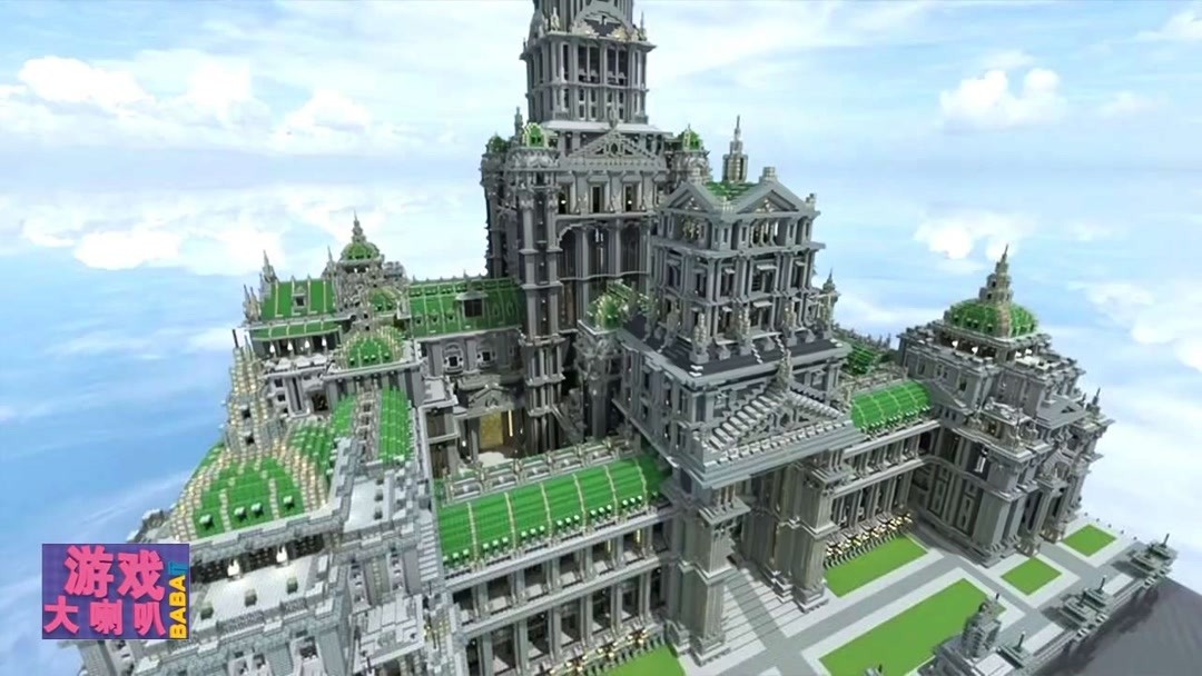 我的世界-耸立在空中的城堡