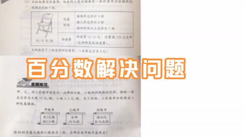 小学六年级百分数解决问题(折扣问题)