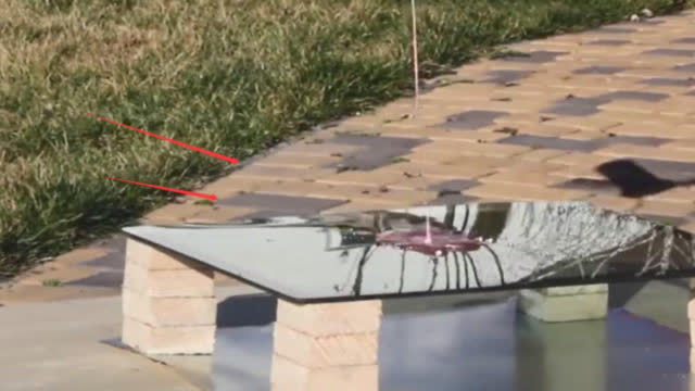 防弹玻璃能扛住汽车重量,碰上高温铝水会怎样?再次刷新认知