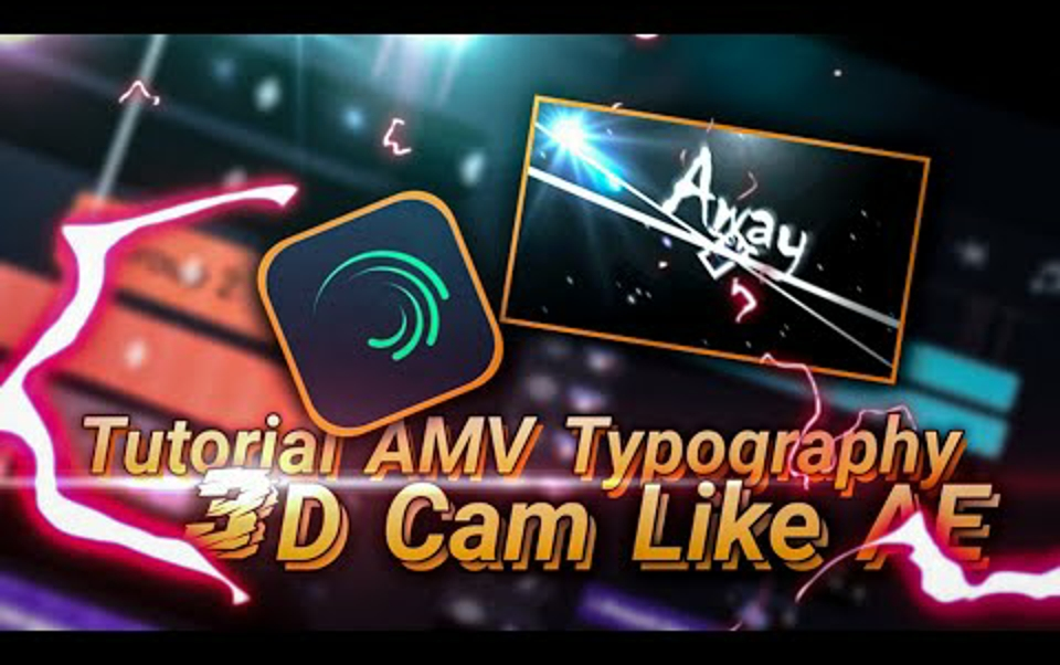 【am教程】vfx字体移动(仿AE 3D摄像机)/AMV教程