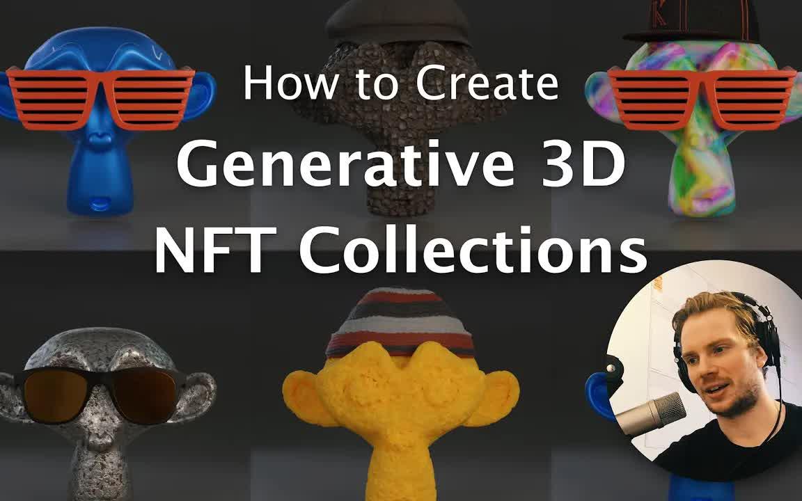 ...Grid 教程Blender - 生成 3D NFT 集合(无需脚本/Python)Blender