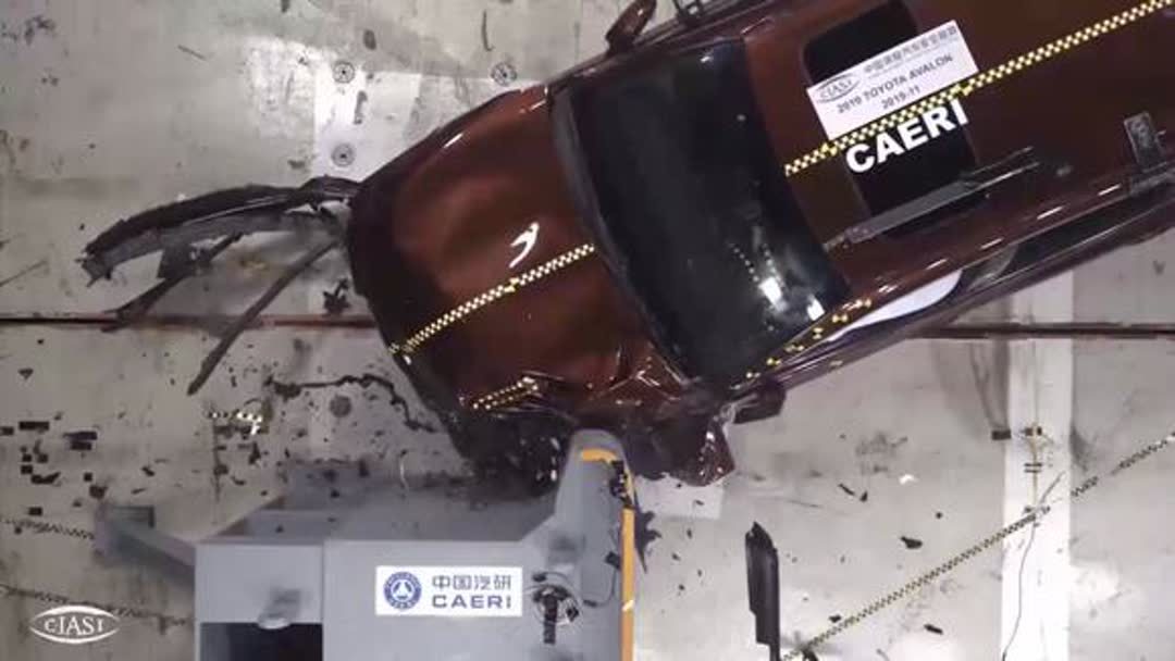 中保研碰撞测试:2019款丰田亚洲龙