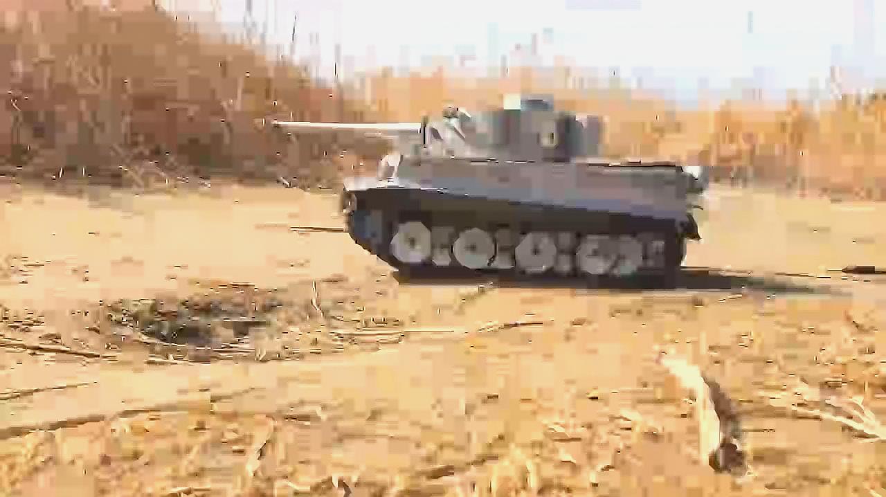 RC模型:虎式坦克模型,当它开动的那一刻,就是霸气的开始