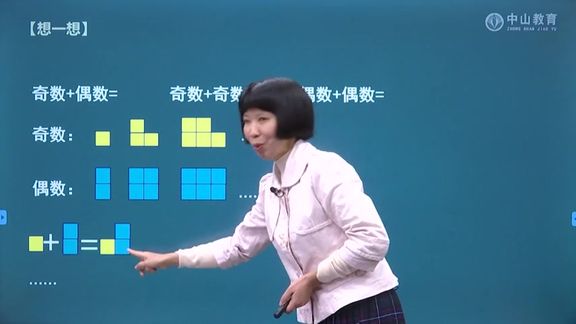 3月18日 五年级数学 两数和的奇偶性