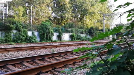 【火车日常随拍】零距离!0K8352杭州站拐道停车!