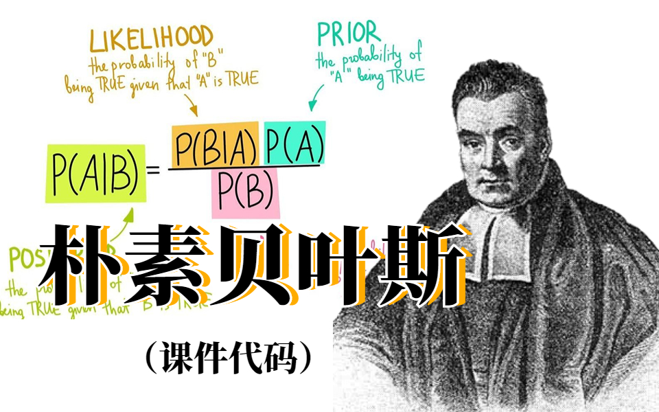 高斯朴素贝叶斯分类的原理解释和手写代码实现!透过贝叶斯公式,看到...