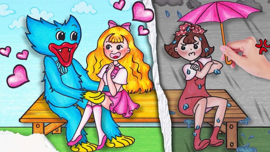 趣味定格动画:两个小美的生活 你更羡慕哪一个呢?