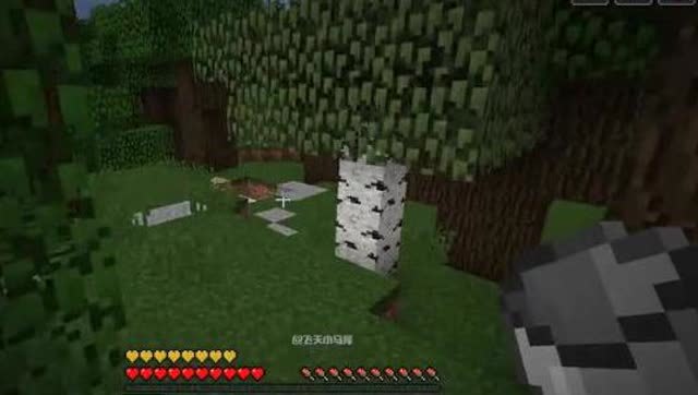 我的世界:警笛头在森林里睡觉?看我拿岩浆烧死它