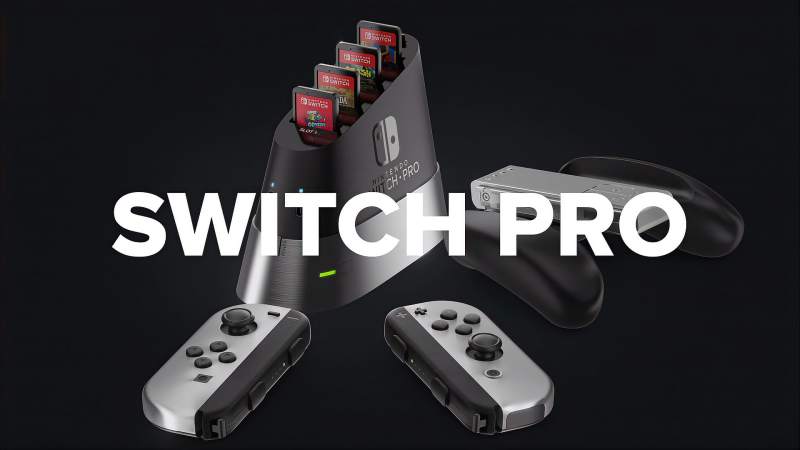 任天堂Switch Pro 概念游戏主机 4K画质 你期待吗?