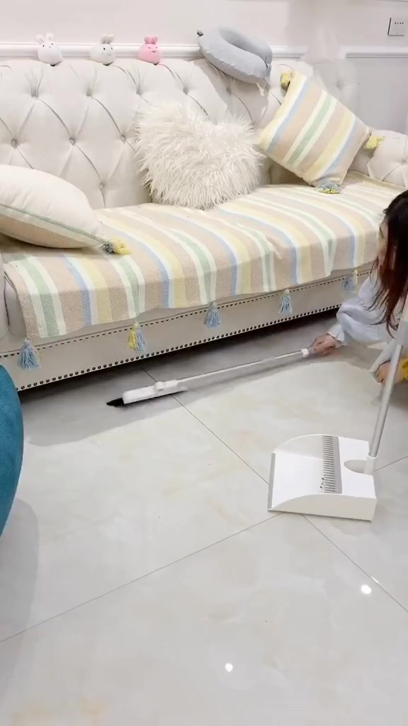 最满意的一次扫把簸箕,用完收纳起来不占空间