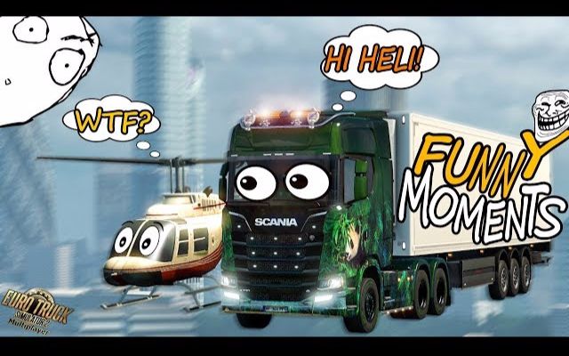 【Avgerho】欧洲卡车模拟2 联机 碰撞合集&欢乐时刻 #25