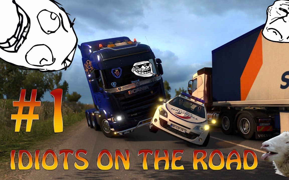 【Avgerho】欧洲卡车模拟2 联机 碰撞合集&欢乐时刻(1~16)