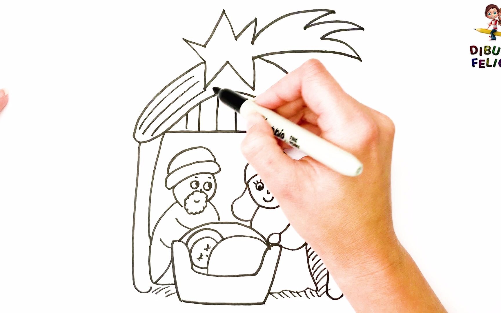 【简笔画】伯利恒之门,一看就会的简笔画!超简单! 丨绘画丨画画丨简笔...