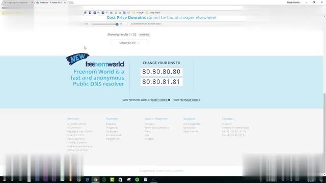 .如何使用免费域名和免费主机以及.